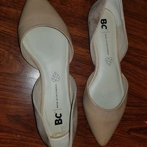 BC Footwear | Shoes | New Bc Beige Leather Flats Us7 | Poshmark